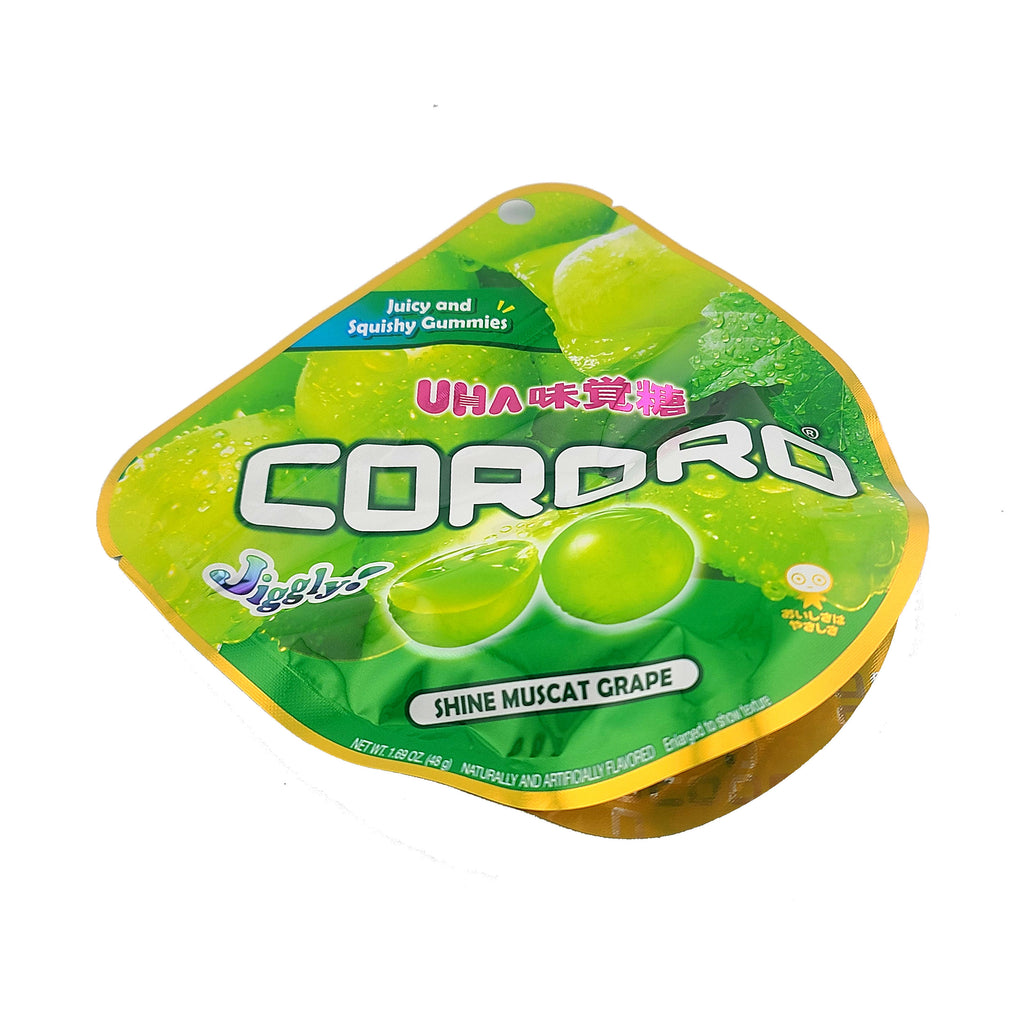 UHA Cororo Japanese Fruit Juice Gummy Candy Shine MUSCAT GRAPE Flavor – SecretPantryLA