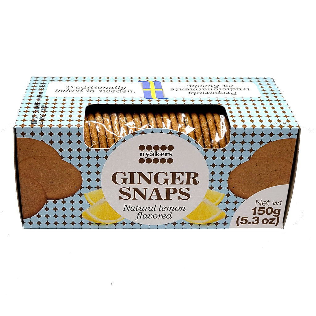 Nyakers Pepparkakor Swedish Gingersnaps Cookies Natural Lemon Flavor 5 – SecretPantryLA
