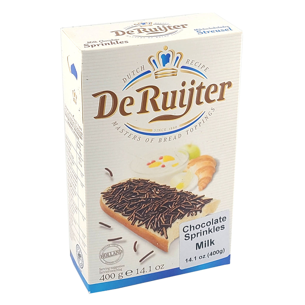 De Ruijter Dutch Milk Chocolate Sprinkles 14.1 Oz. (400 G ...