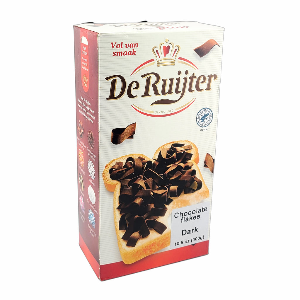 De Ruijter Dutch Dark Chocolate Flakes 10.5 Oz. (300 G.) – SecretPantryLA