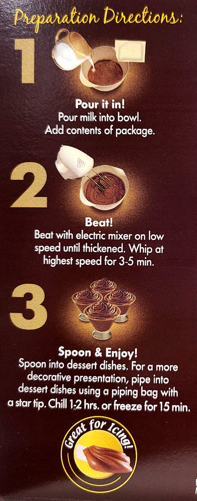 Dr. Oetker Double Chocolate Mousse Supreme Instant Mousse Mix 4.2 Oz ...