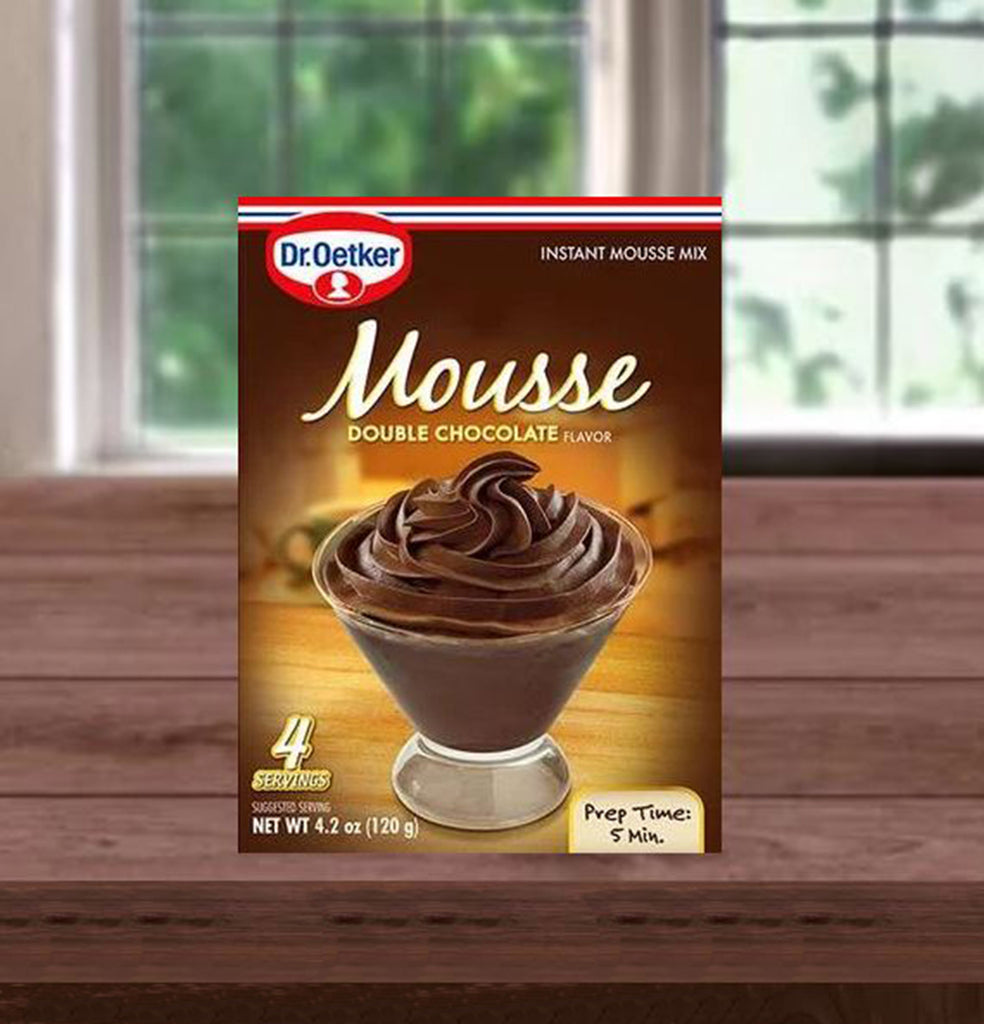 Dr. Oetker Double Chocolate Mousse Supreme Instant Mousse Mix 4.2 Oz ...