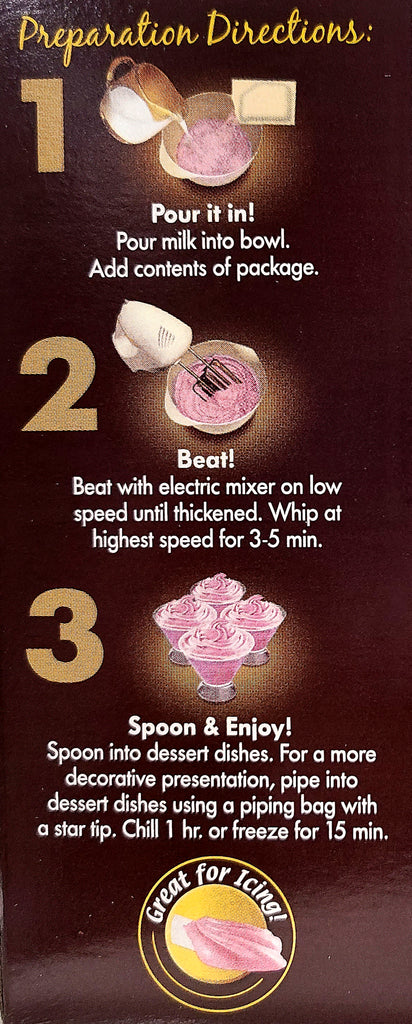 Dr. Oetker Strawberry Mousse Instant Mousse Mix 2.4 Oz. (Pack of 4 ...