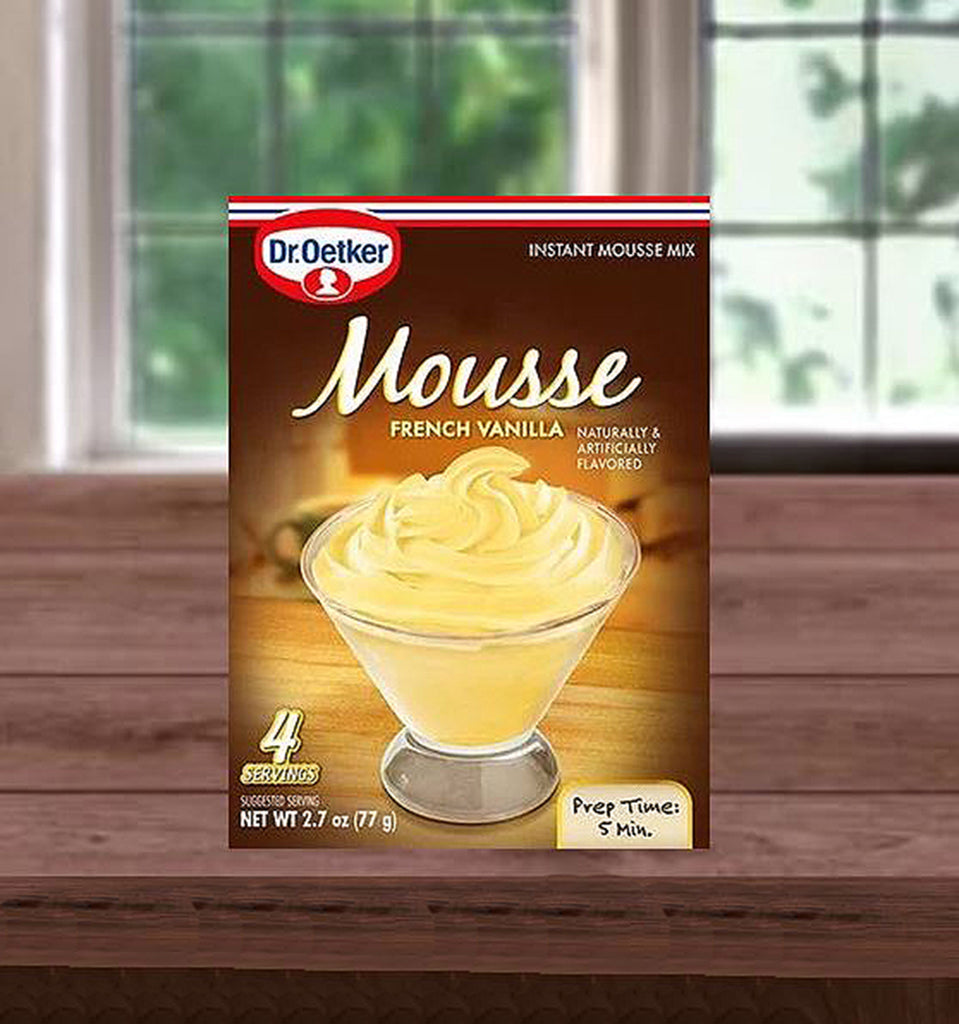 Dr. Oetker French Vanilla Mouse Instant Mousse Mix 2.7 Oz. (Pack of 3 ...