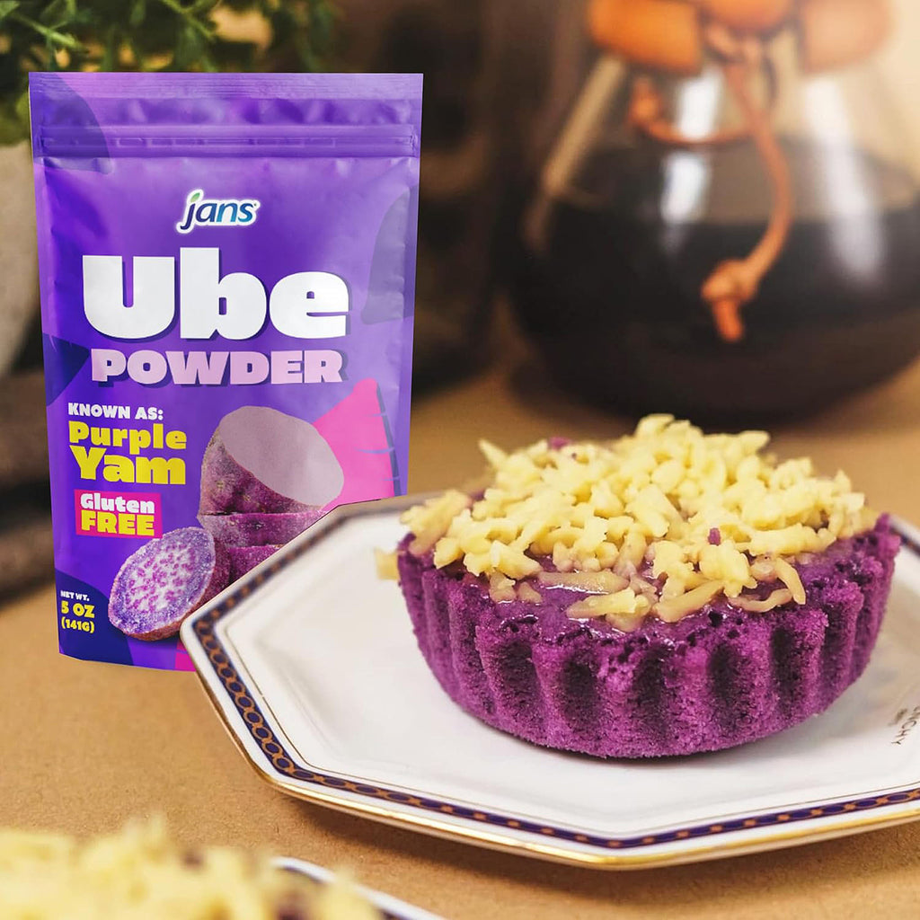 Natural Ube Purple Yam Powder 100% Pure Ube 5 oz. by Jans (Pack of 6 ...