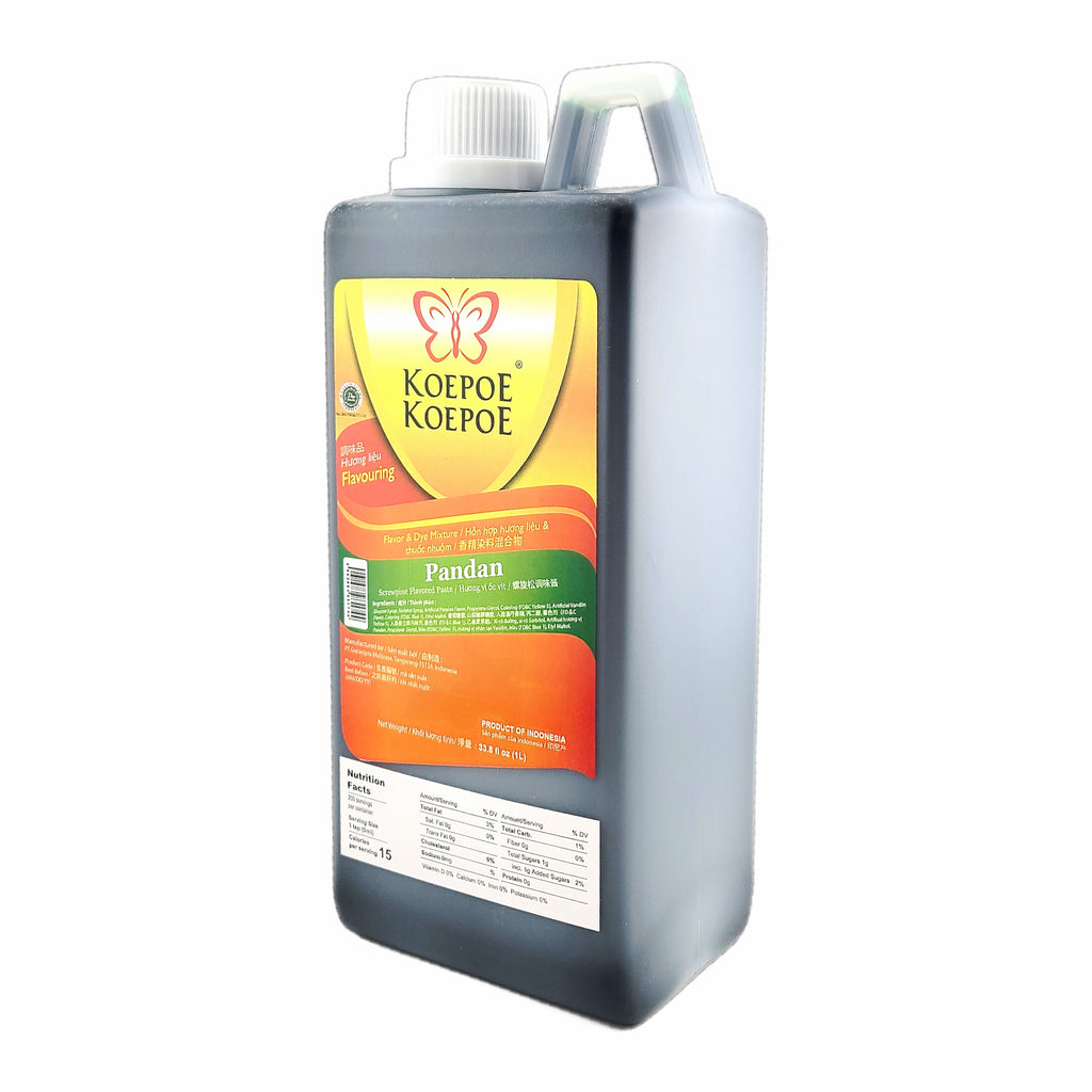 Koepoe Koepoe Pandan Flavoring Extract Restaurant Size 1 Liter (34 Fl ...