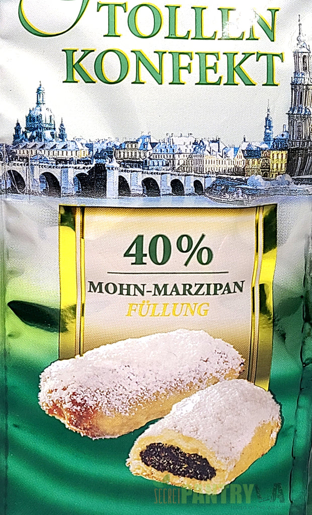 Schlunder Stollen Bites with POPPY SEED MARZIPAN 40% Filling 12.3 Oz ...