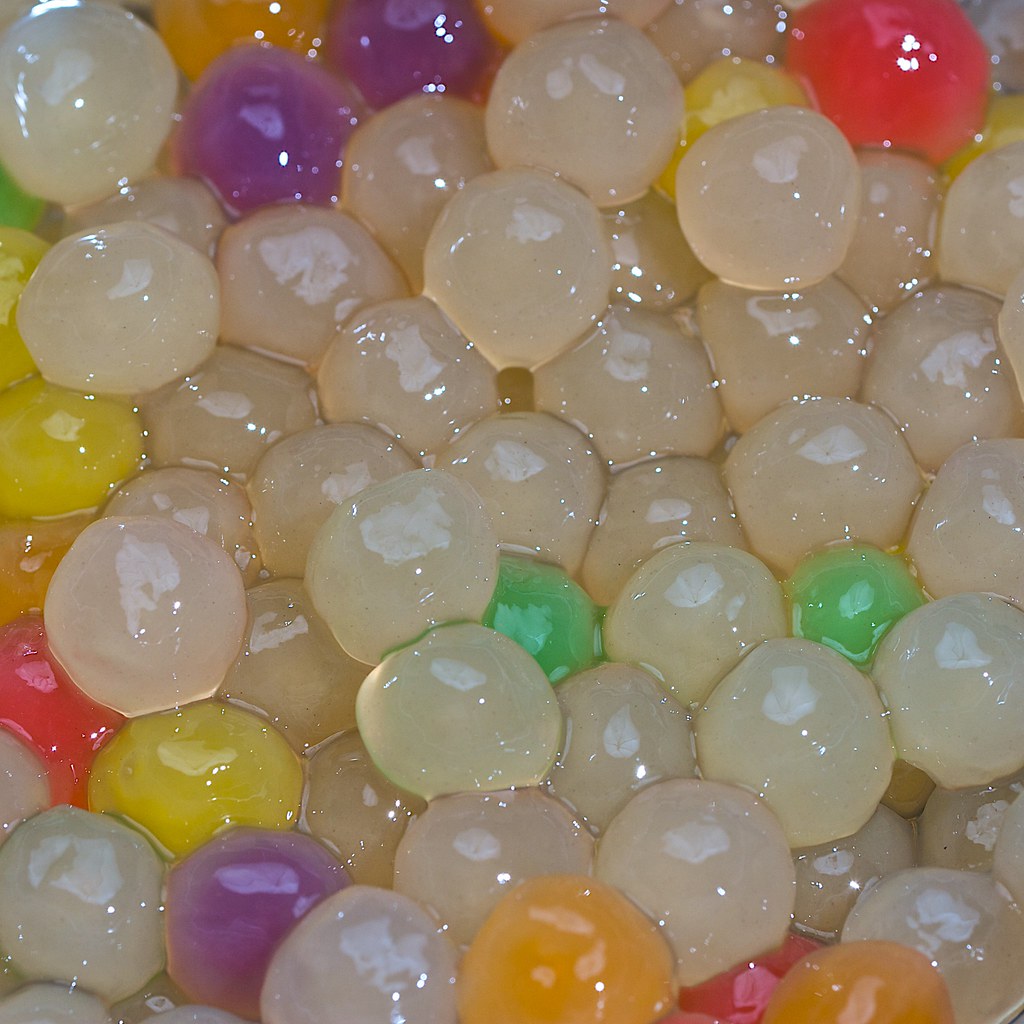 WuFuYuan Color Boba Tapioca Pearls Ready in 5 Mins 8.8 Oz (Pack of 3 ...