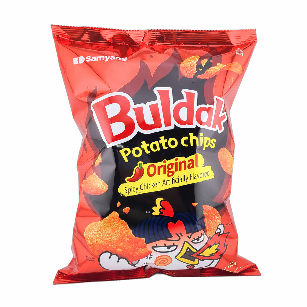 Samyang Buldak Potato Chips ORIGINAL Spicy Chicken Flavored 4.23 Oz ...