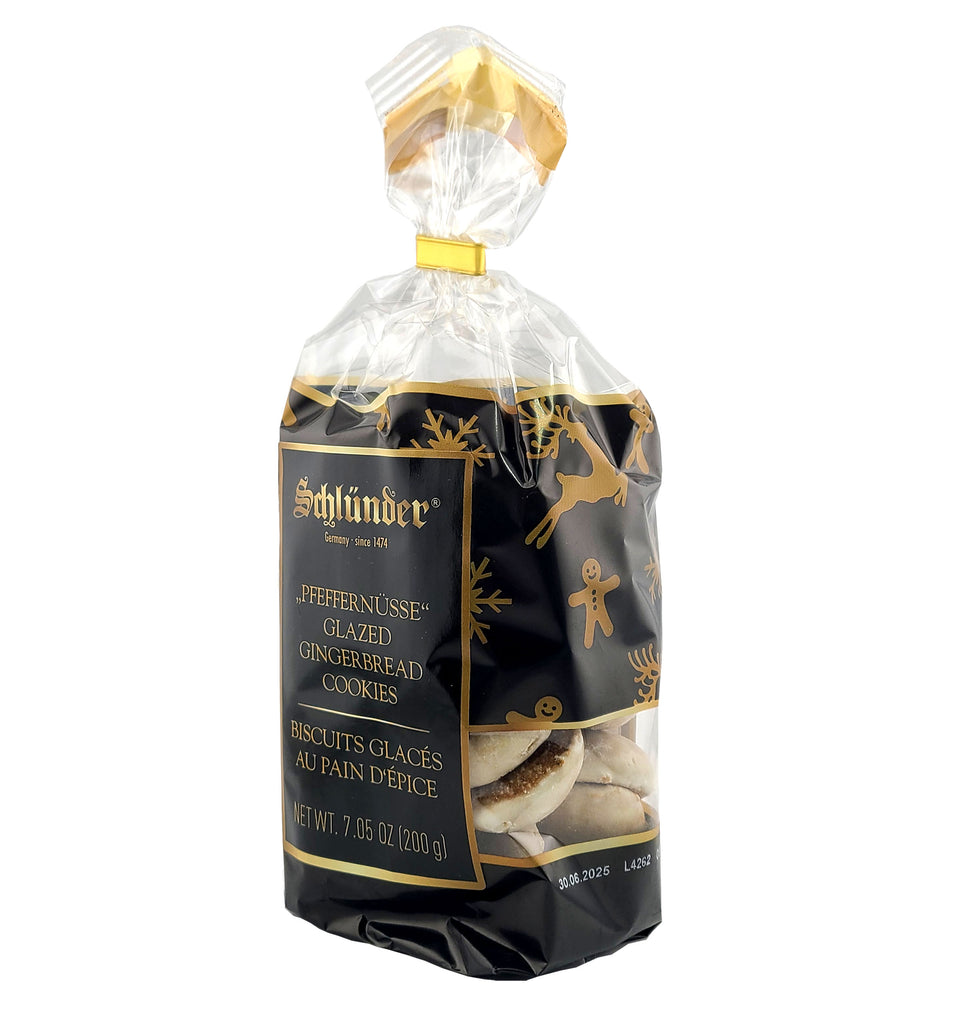 Schlunder Pfeffernusse Glazed Gingerbread Cookies 7.05 Oz. /200 g. (Pa ...