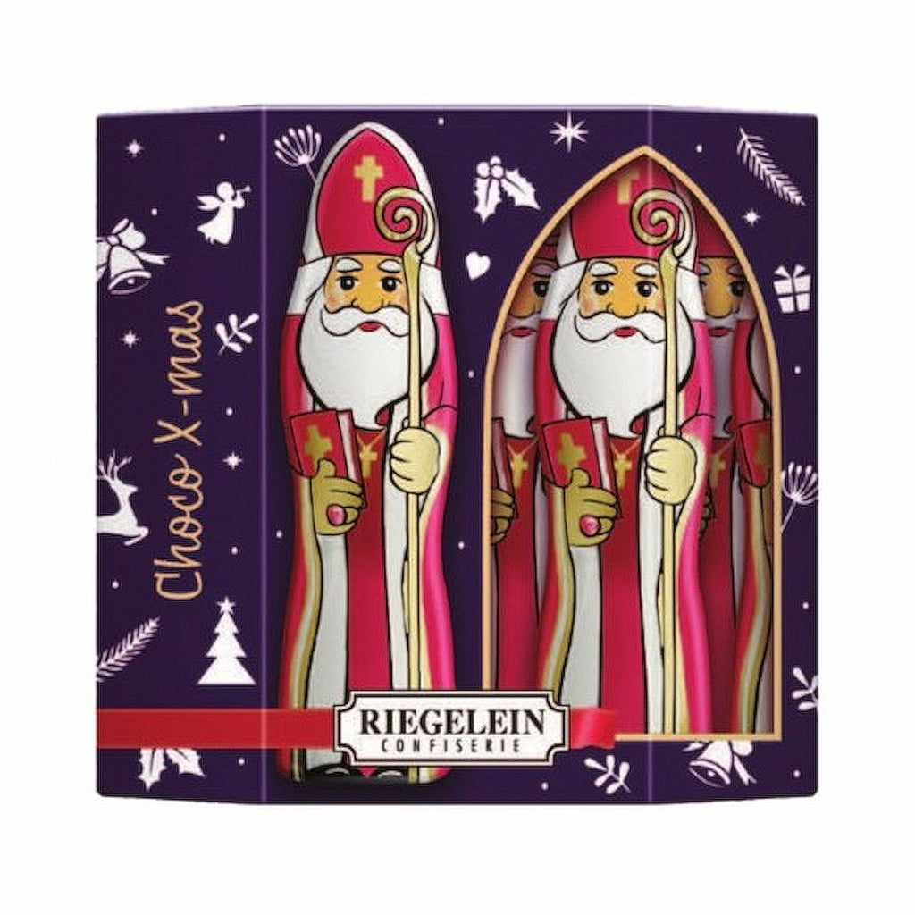 Riegelein Solid St. Nicholas Chocolate 30% Cocoa Fairtrade 10 Pieces 1 ...