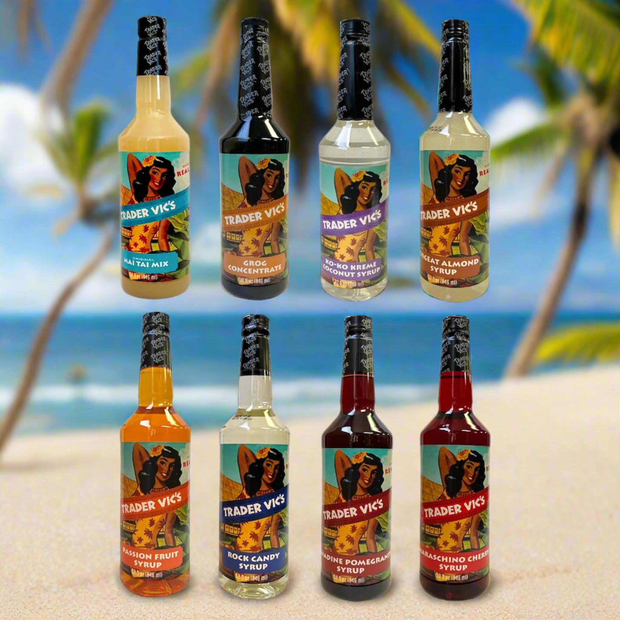 Trader Vic's Grog Concentrate Mix for Cocktail Mixes and Mocktails 32 ...
