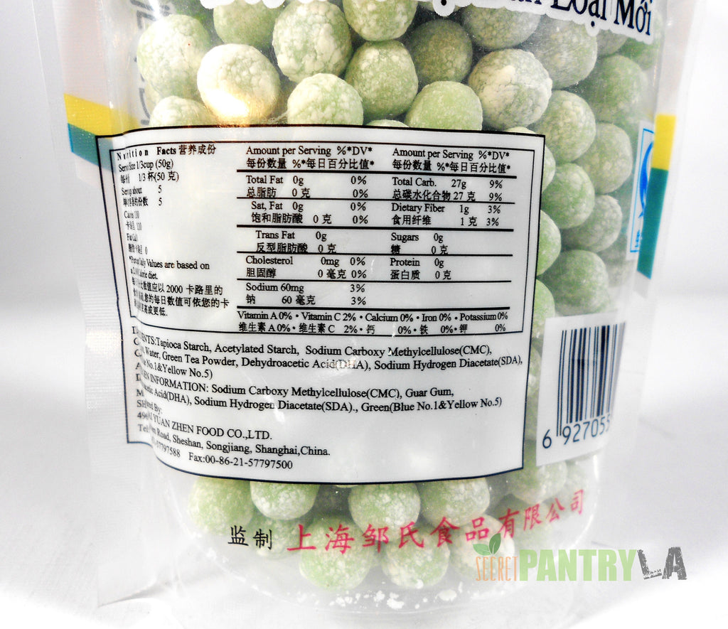WuFuYuan Green Tea Boba Tapioca Pearls Ready in 5 Mins 8.8 Oz (Pack of – SecretPantryLA