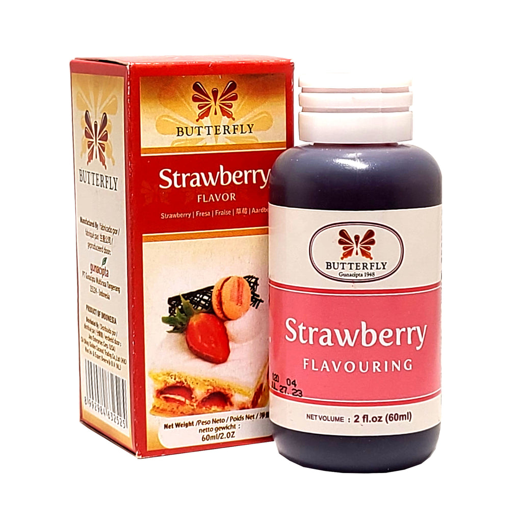 Butterfly Strawberry Flavoring Extract 2 Fl. Oz. (60 ml) – SecretPantryLA