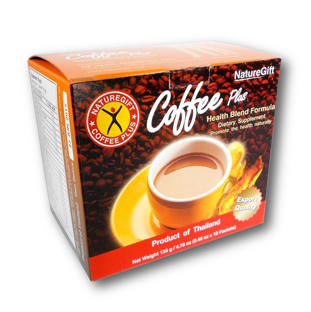 NatureGift COFFEE PLUS Instant Coffee with Ginseng Extract 4.7 Oz. X 4 ...