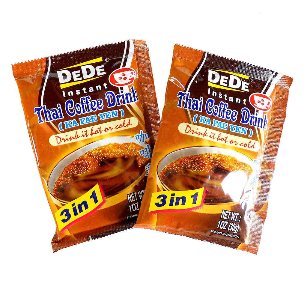 Bubble Tea DIY Thai Iced Coffee Boba Kit with 5 DeDe Instant Thai Coff ...