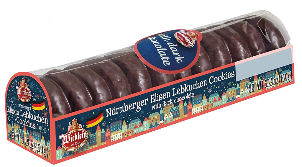 Wicklein Mini Nurnberger Elisen-Gingerbread Dark Chocolate Lebkuchen 5 ...
