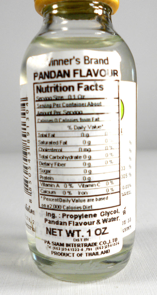 Thai Pandan Essence Extract Winner Brand 1 Oz. – SecretPantryLA