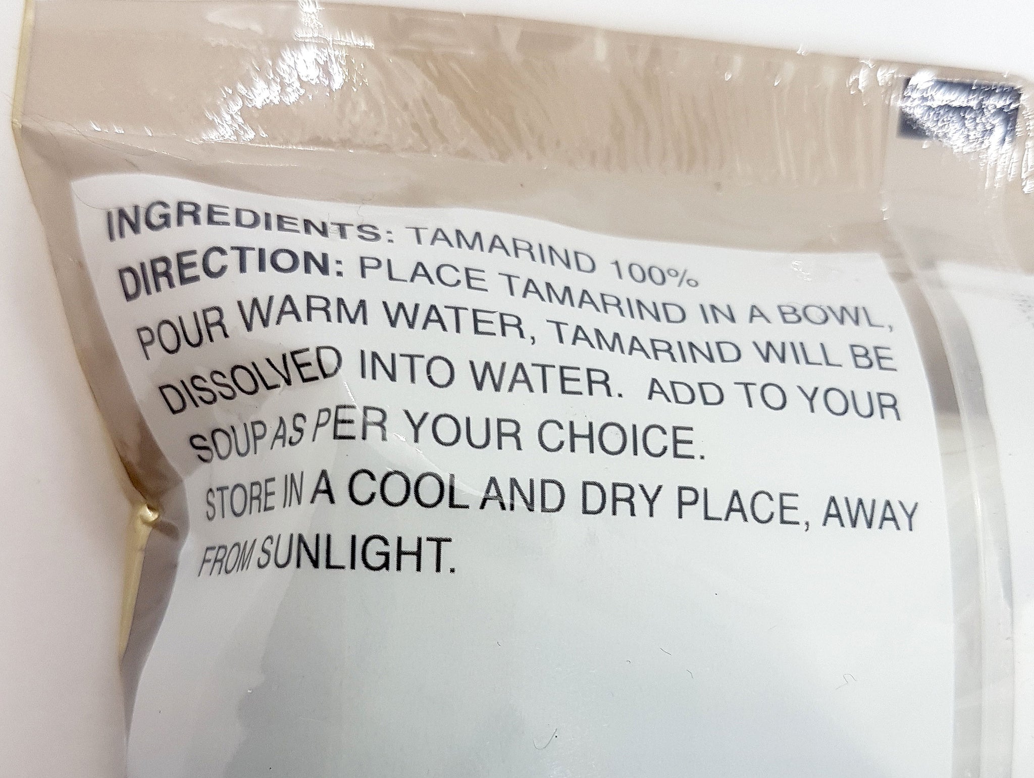 Thai Wet Sour Tamarind Pulp Block Seedless by Cock 16 Oz. (Pack of 2 ...