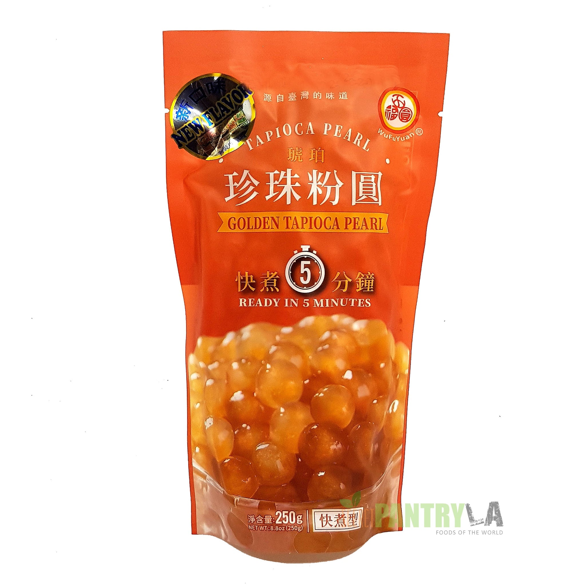 WuFuYuan Boba Tapioca Pearls 3 Variety (Golden, Lychee, Green Tea) and ...