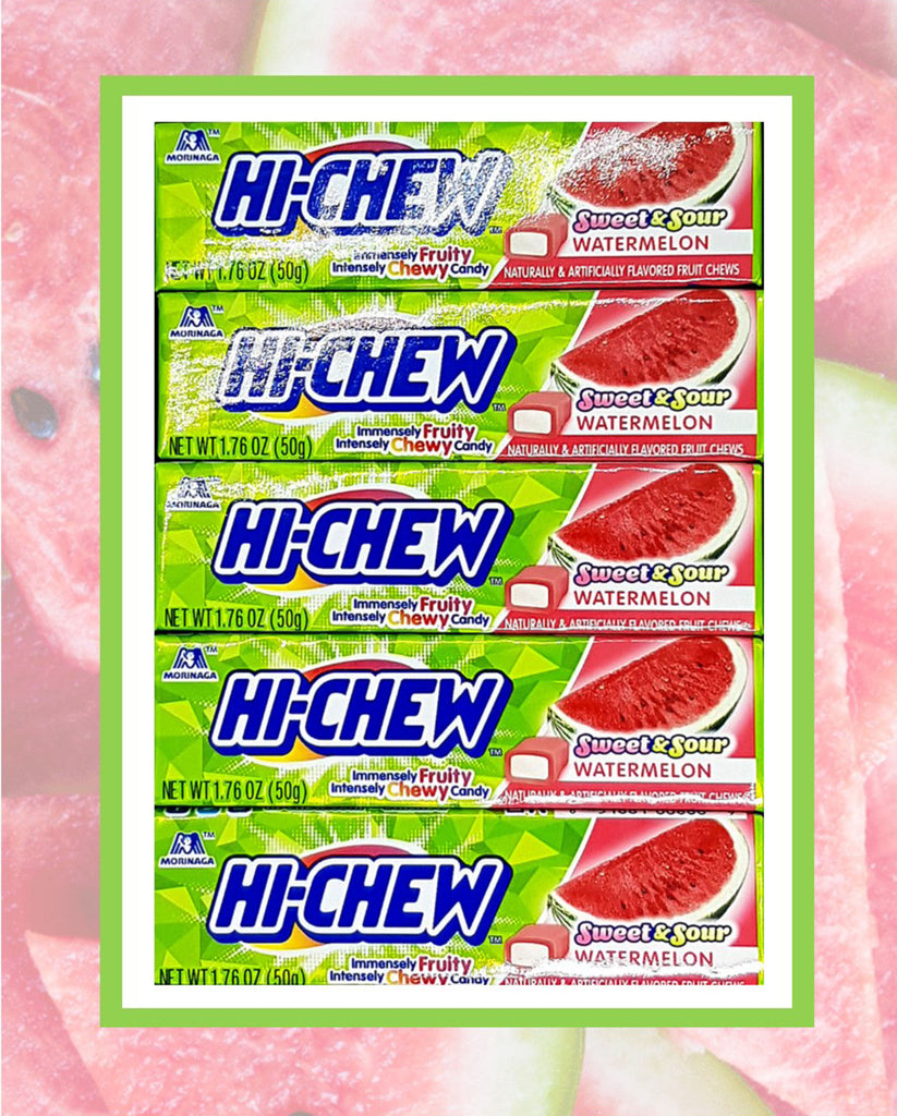 Hi-Chew Stick Sweet & Sour Watermelon Soft & Chewy Candies by Morinaga ...